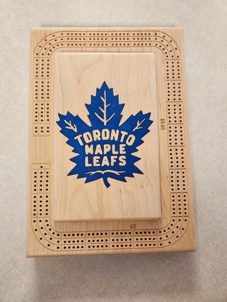 Cribbage Board - Toronto Maple Leafs - Etsy