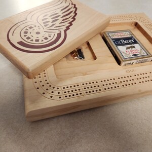 Cribbage Board - Detroit Red Wings - Etsy