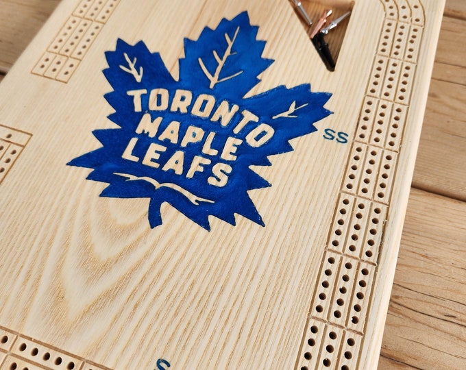 Cribbage Board - Toronto Maple Leafs - Etsy