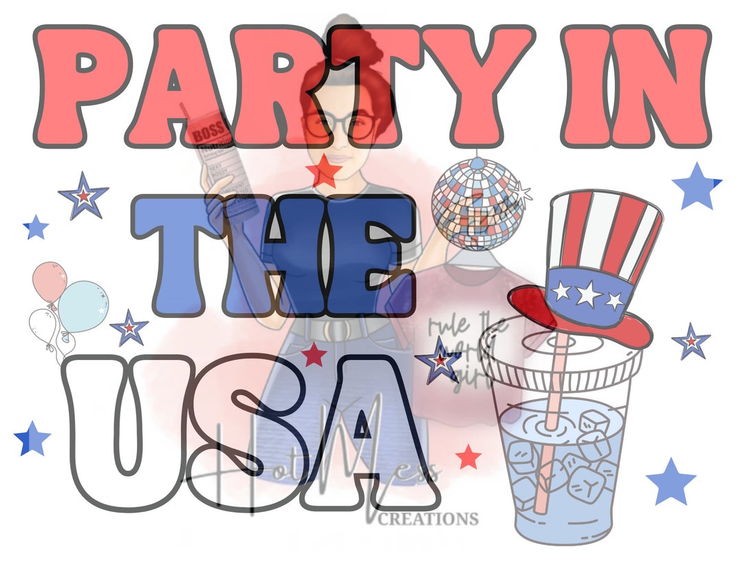 Party in the Usa-freedom-4th of July-patriotic-loaded Teas-boosted Teas ...