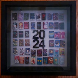 Shadow Box-reading Progress-mini Books -reading Goals-book Lovers-smut ...