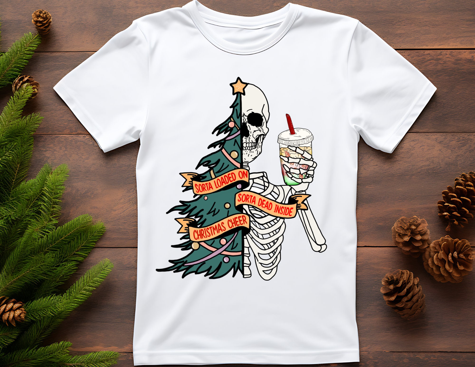 Sorta Loaded Inside Sorta Dead Inside- Christmas Sublimation- Christmas ...