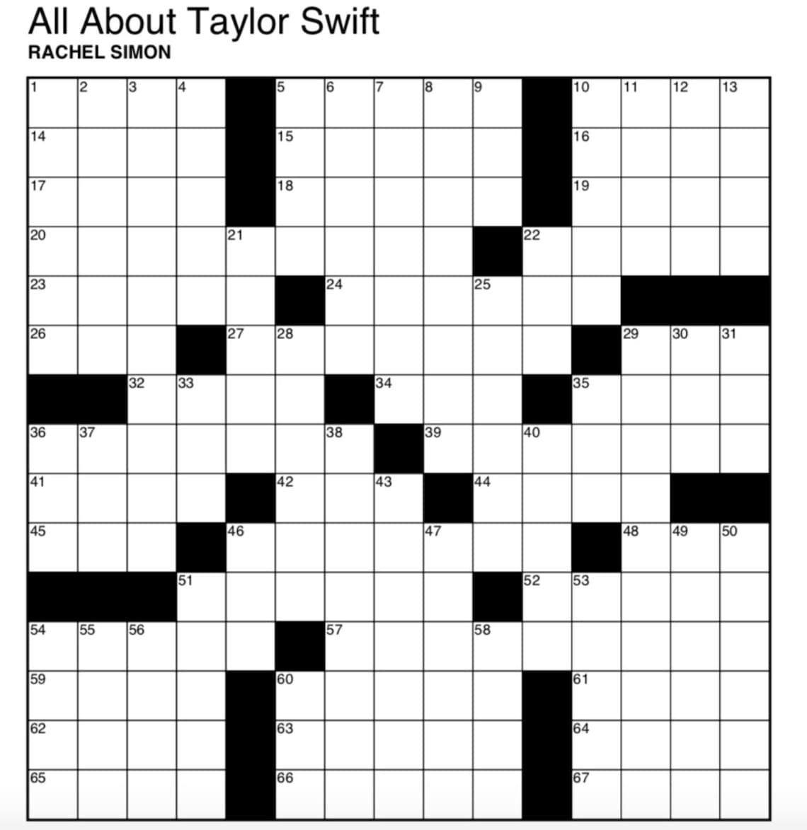 20+ Custom Anniversary Crossword Puzzle / Personalized Crossword ...