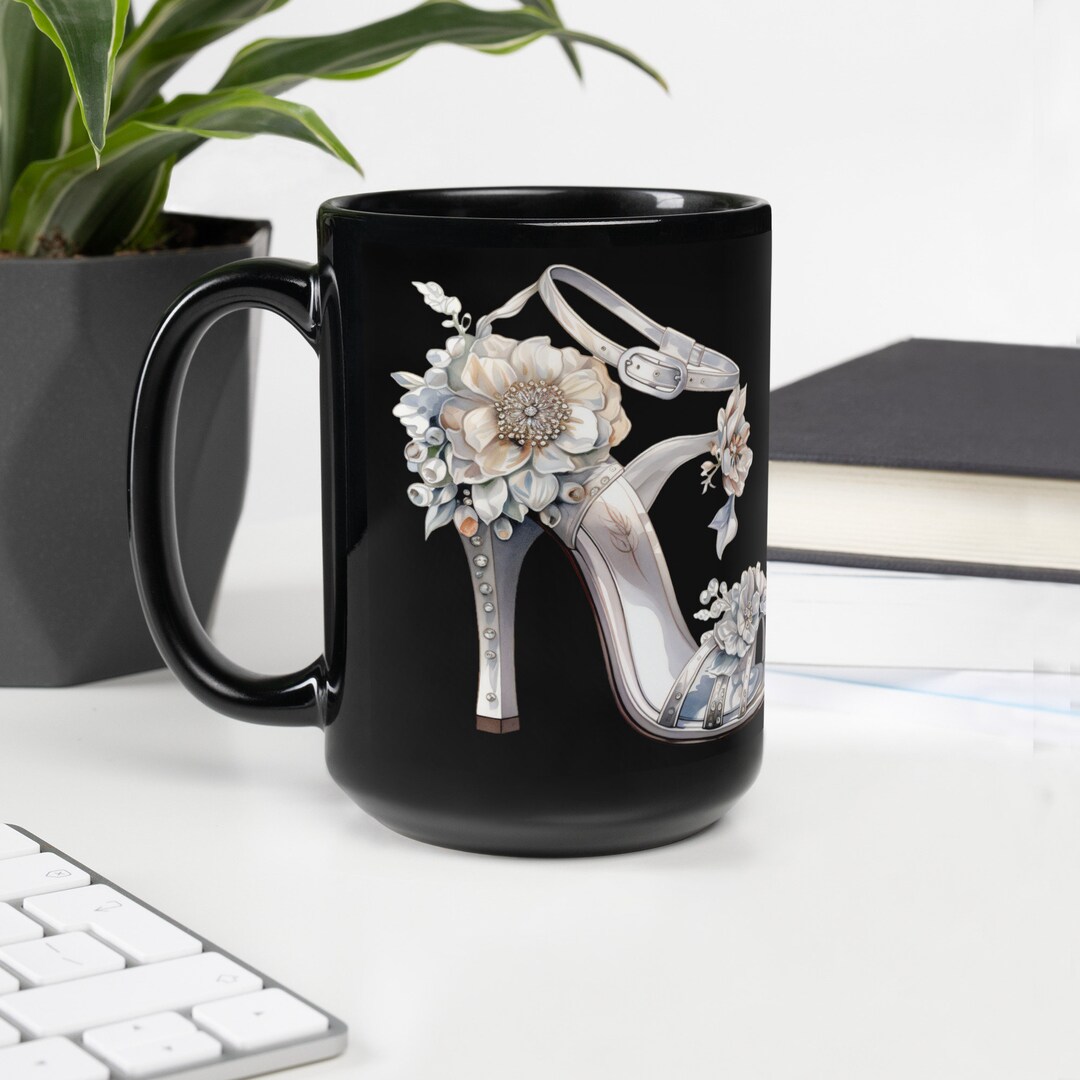 Haute Couture in a Cup: Luxury Shoe-themed Ceramic Mugs for - Etsy