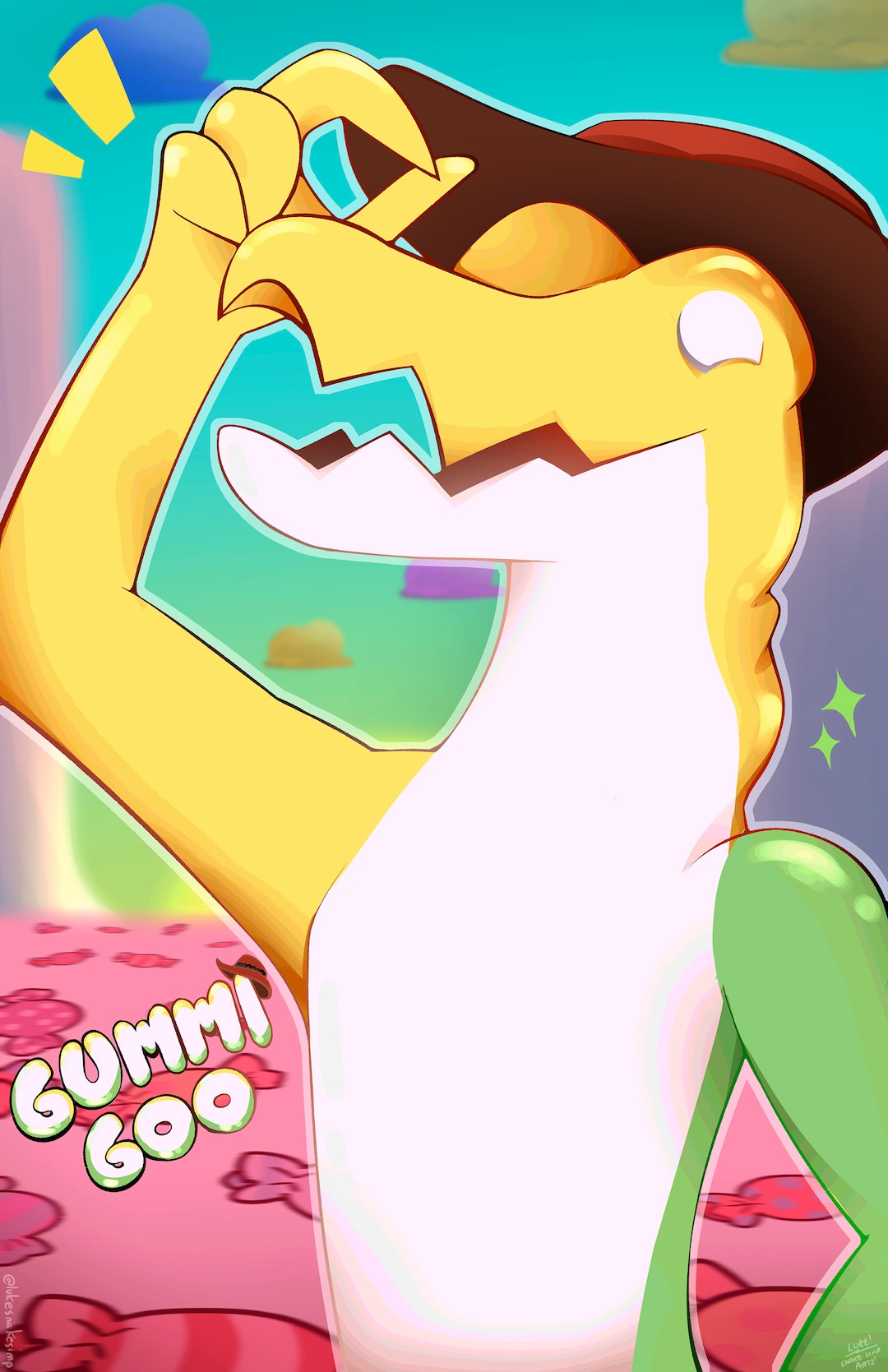 Gummigoo! - Small Print - Etsy