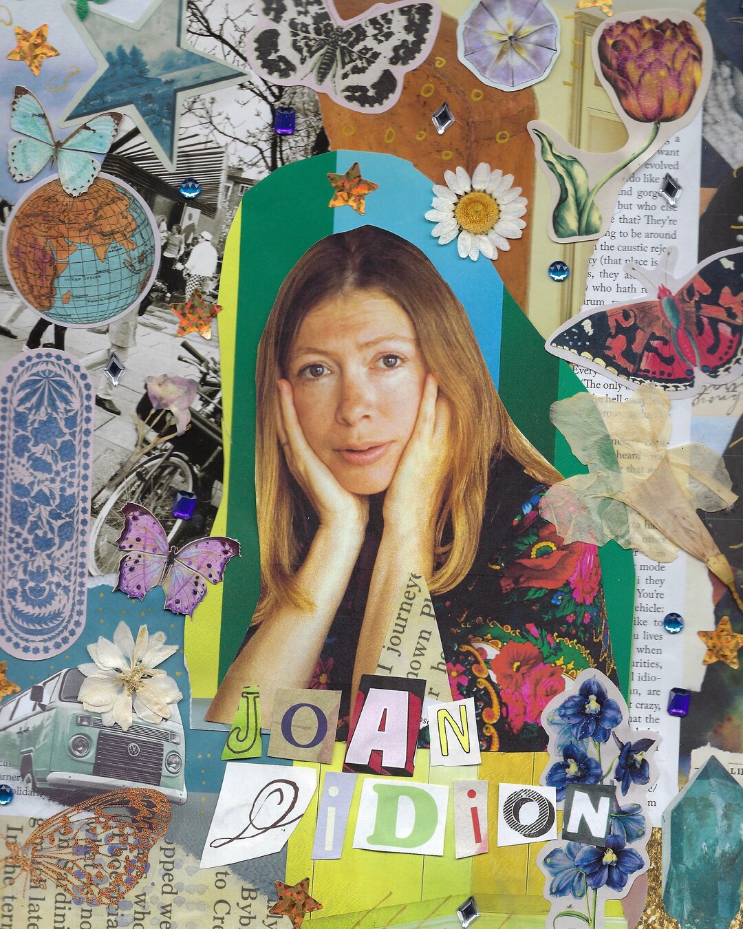 Joan Didion Author Collage 8x10 English Classroom Poster Digital ...