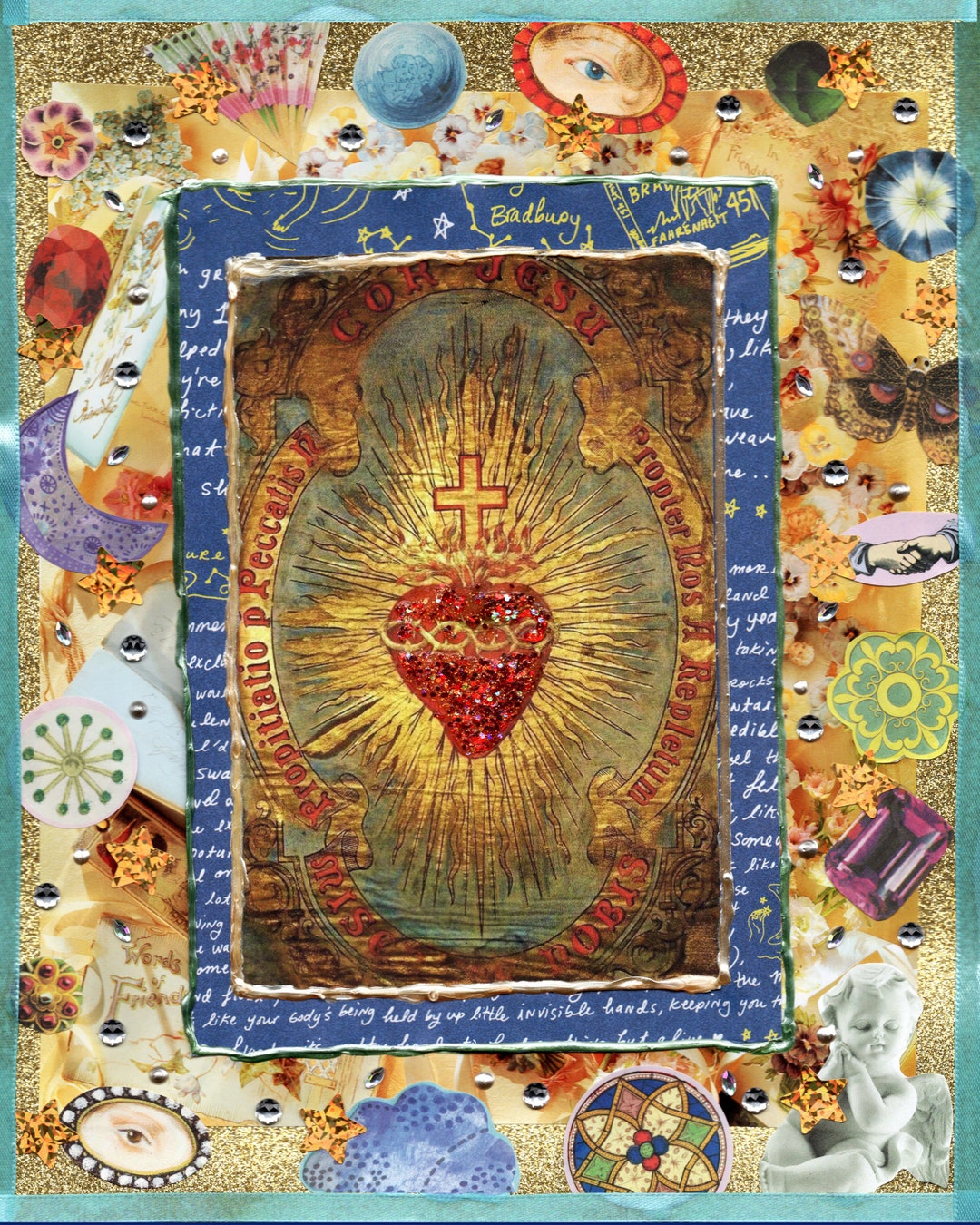 Sacred Heart Collage 8x10 Digital Download - Etsy