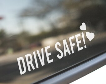 Drive Safe Car Decal Side Mirror Decal Side Mirror Sticker - Etsy
