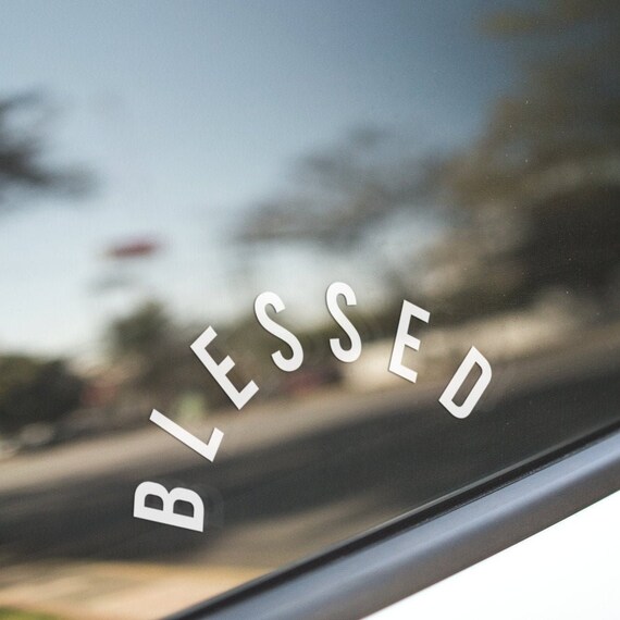 Blessed Arch Decal - Etsy