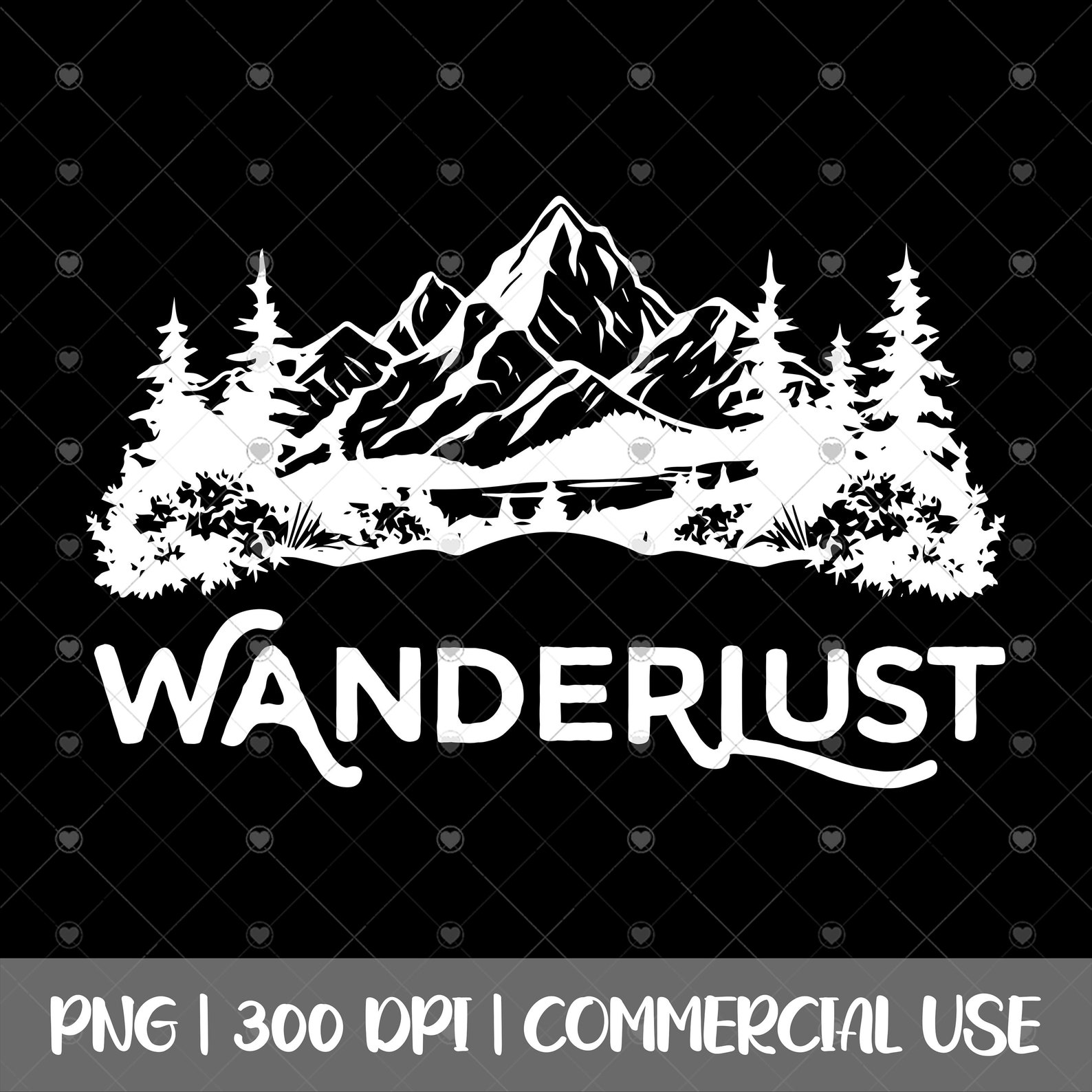 Wanderlust Mountains PNG Nature Png Camping Png Wanderlust Png Let's ...
