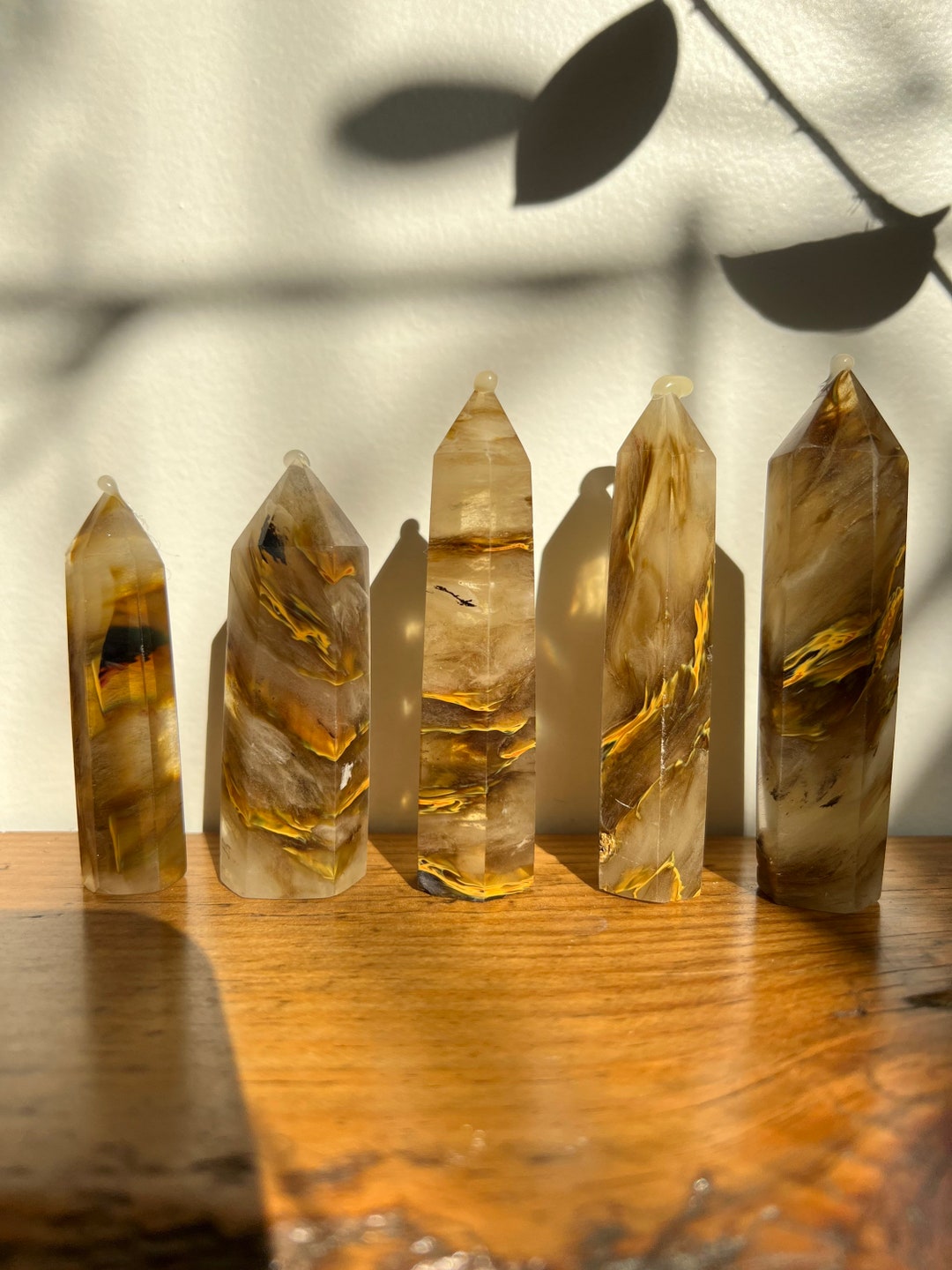 Tiger Skin Smelted Quarts Towers - Etsy