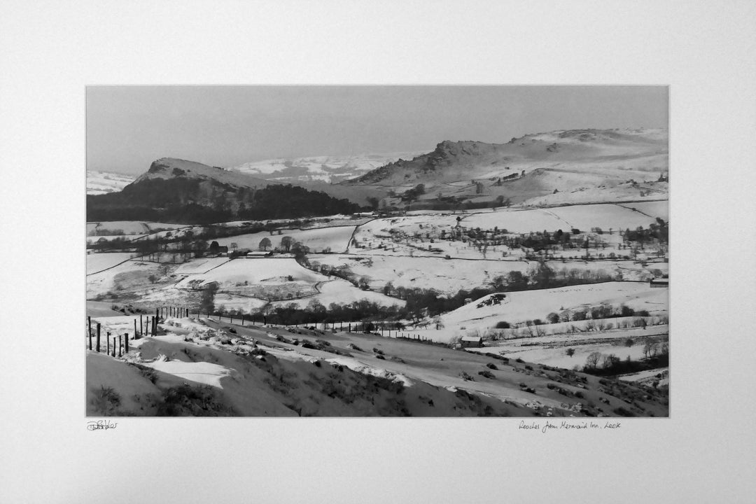 Peak District Roaches From Mermaid Inn Leek Mounted - Etsy