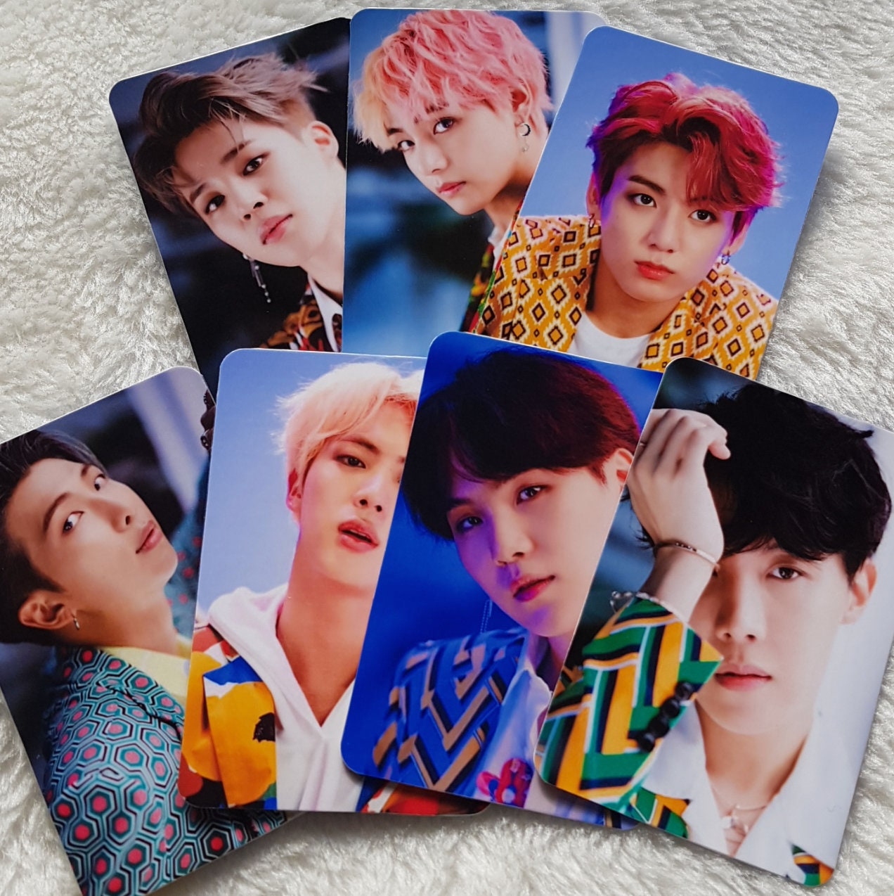 BTS Idol Photocards Kpop Set Jimin Jungkook Taehyung Hoseok V | Etsy