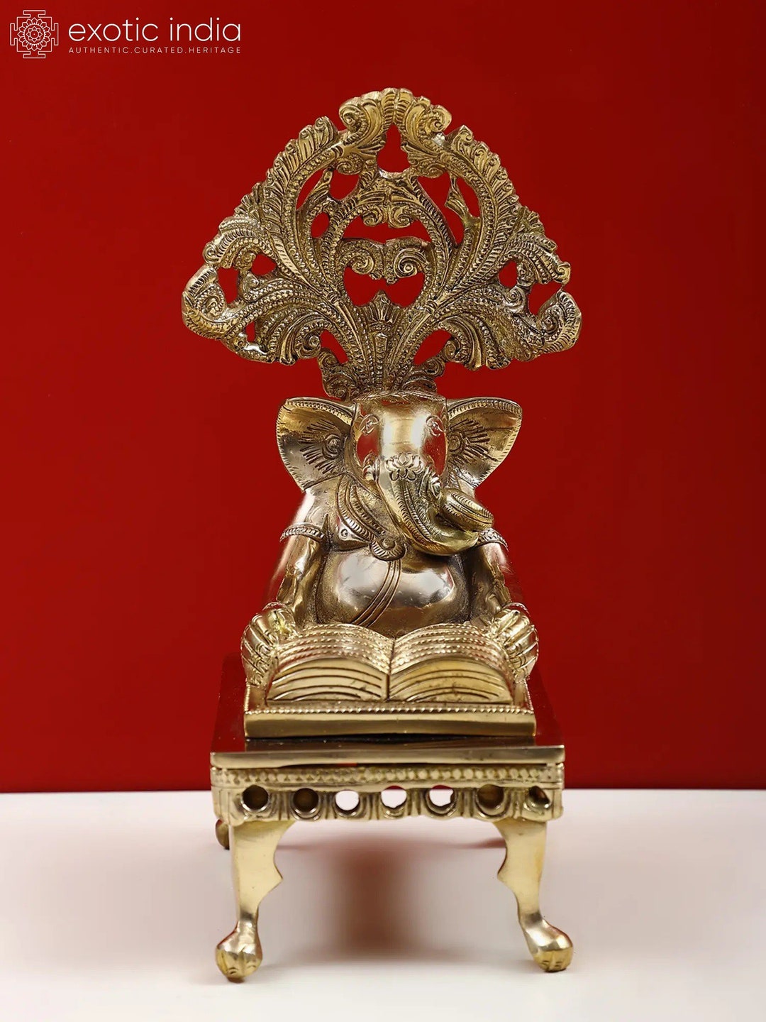 Lord Ganesha Studying the Mahabharata He Has Penned - Etsy