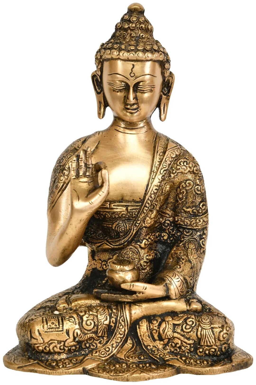 8 Tibetan Buddhist Lord Buddha Preaching His Dharma With - Etsy