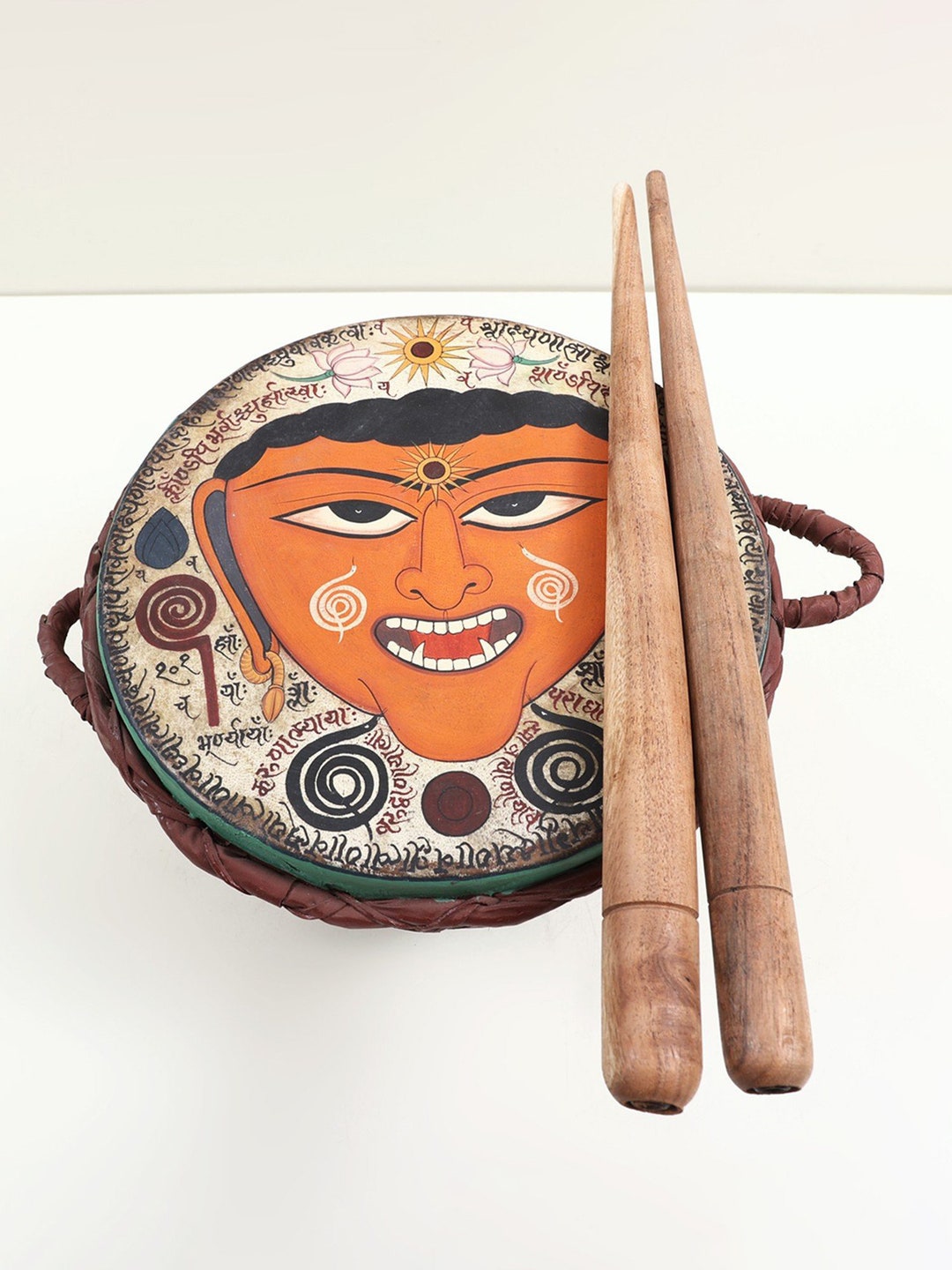 11 Traditional Indian Nagada Drum Wood Drum Handmade Wooden Nagada Drum ...