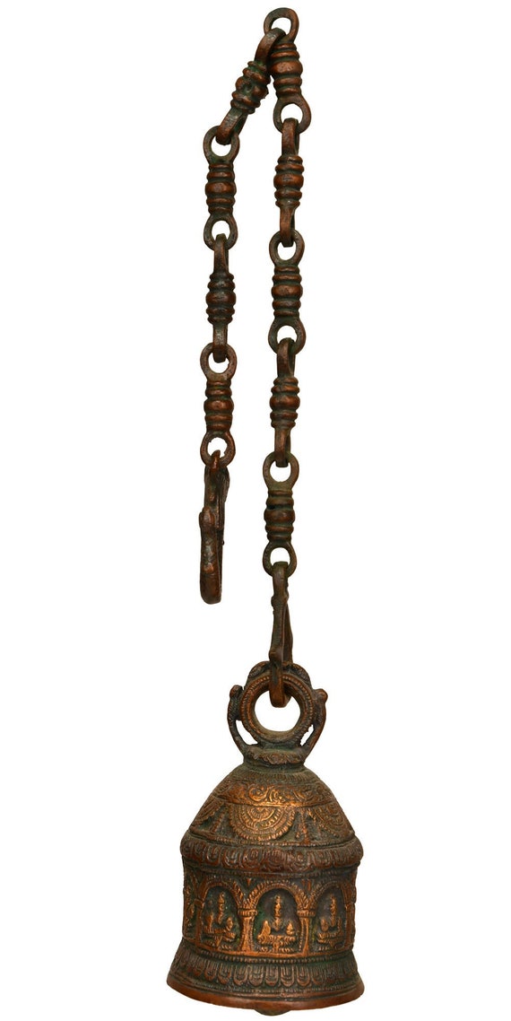 5 Lord Hanuman Temple Hanging Bell in Brass Handmade | Etsy