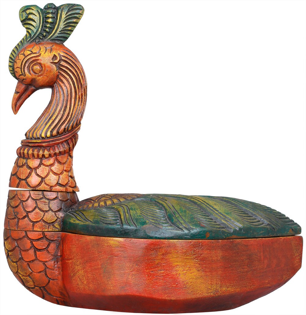 Decorative Peacock Box | Etsy