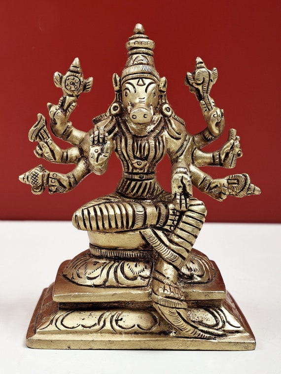 Home Décor Home & Living Varahi Amman or Varahi Lakshmi Pooja idol Lord ...