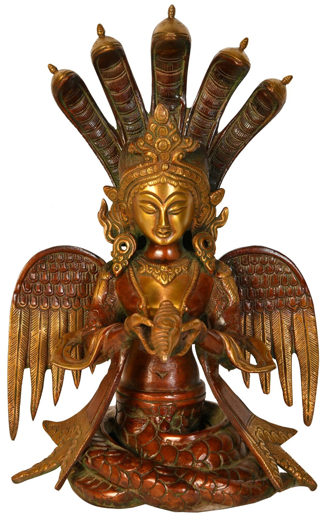 10 Naga Kanya in Brass Handmade Made in India - Etsy
