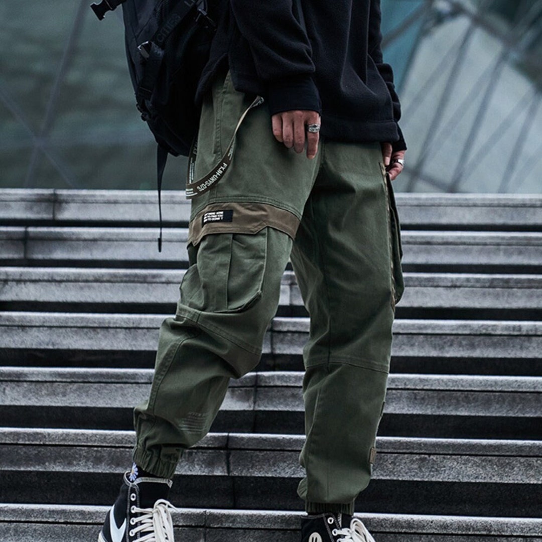 Japanese Techwear Cargo Pants Harajuku Streetwear Cargo Joggers - Etsy