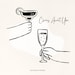 Cheers SVG - Cocktail Clipart - Hands Holding Glasses - Black & White ...