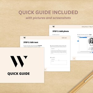 Professional Resume Template Word Mac Pages Google Docs - Etsy