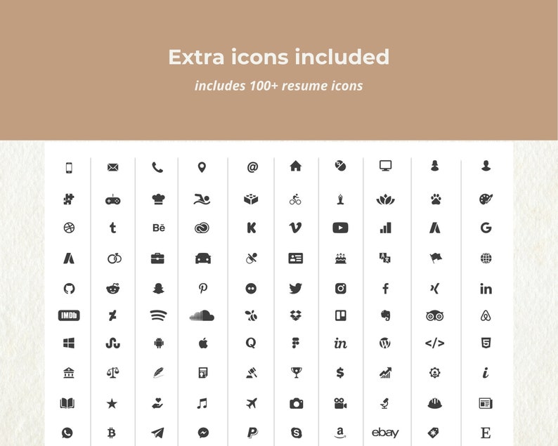 ATS Friendly Resume Template, Resume Template Word & Pages, Resume ...