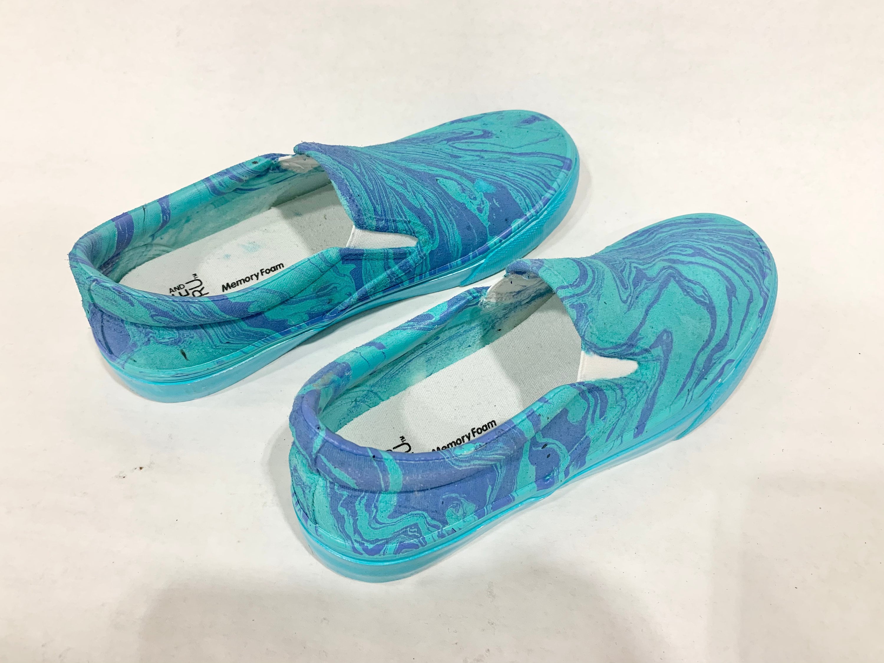 Hydro Dipped Shoes Slides Multicolor Custom Personalized Design - Etsy UK