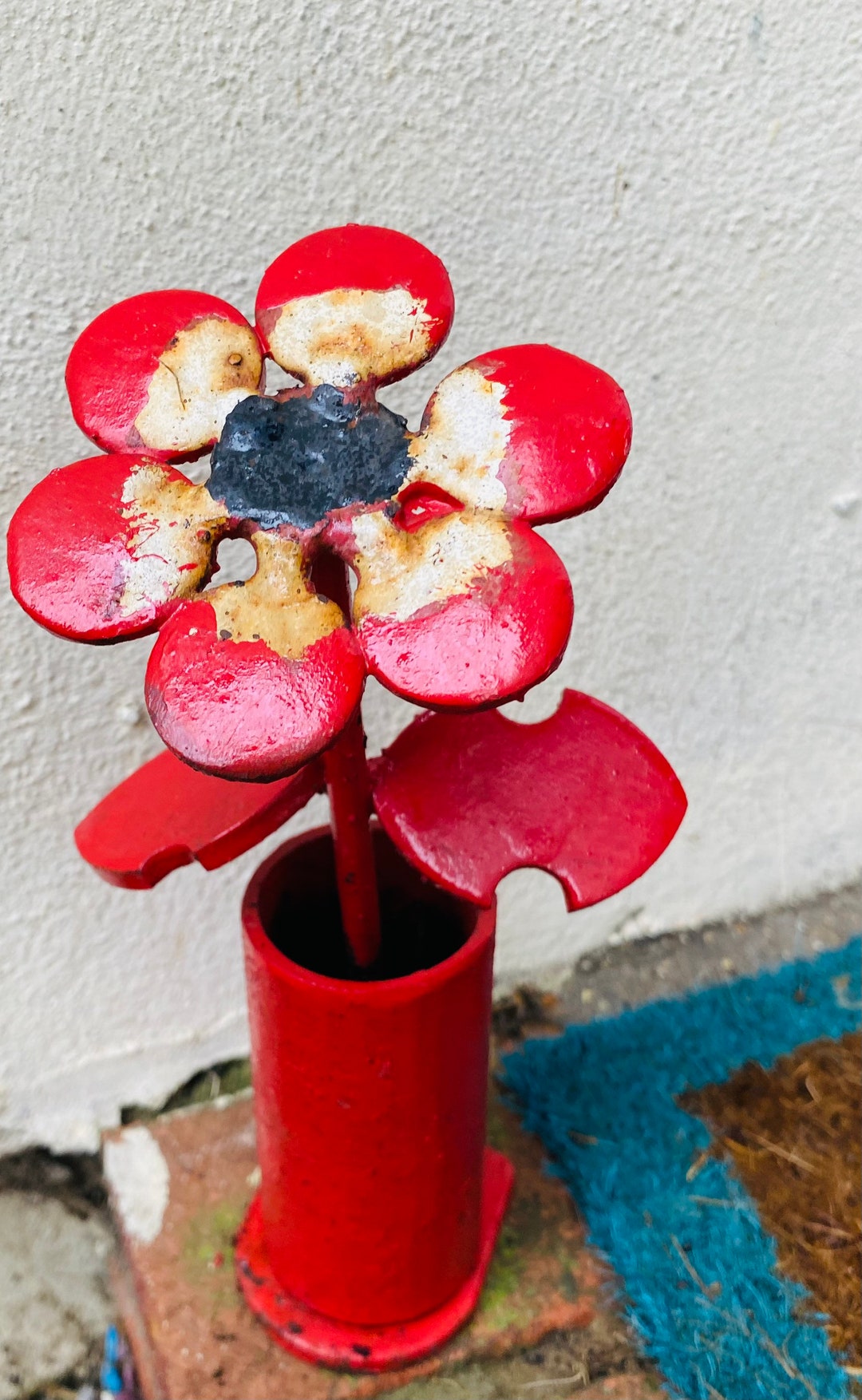 Beautiful Cast Iron Flower With per Tania Finishing - Etsy
