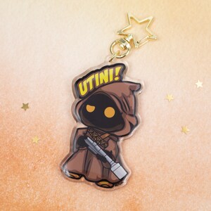 Utini Jawa Acrylic Keychain | Star Battles | 3" Acrylic Jawa Charm - Etsy
