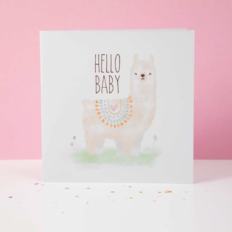 Llama Card - Etsy