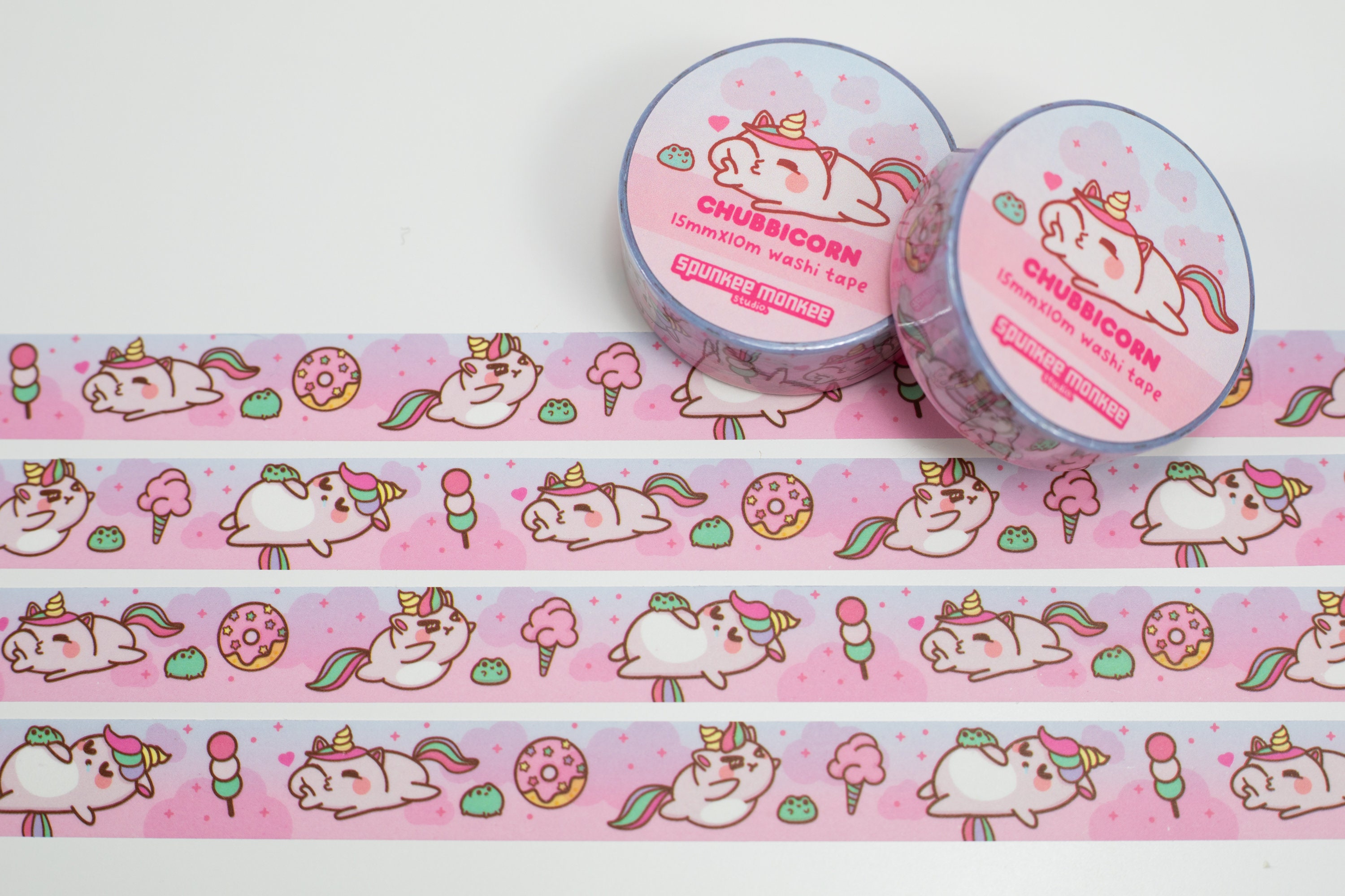 Chubbicorn Washi Tape | Kawaii Unicorn | Washi Tape | Stationery ...