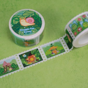 Froggie Fae Forest Stamp Washi Tape | Stationery Decorating | 25 MM X ...