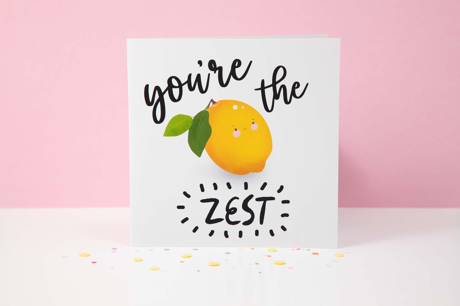 You're the Zest Inspirational Card Blank Greeting - Etsy