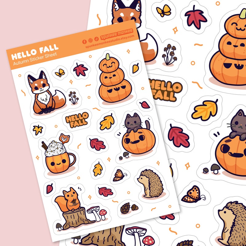 Fall Planner Stickers - Etsy