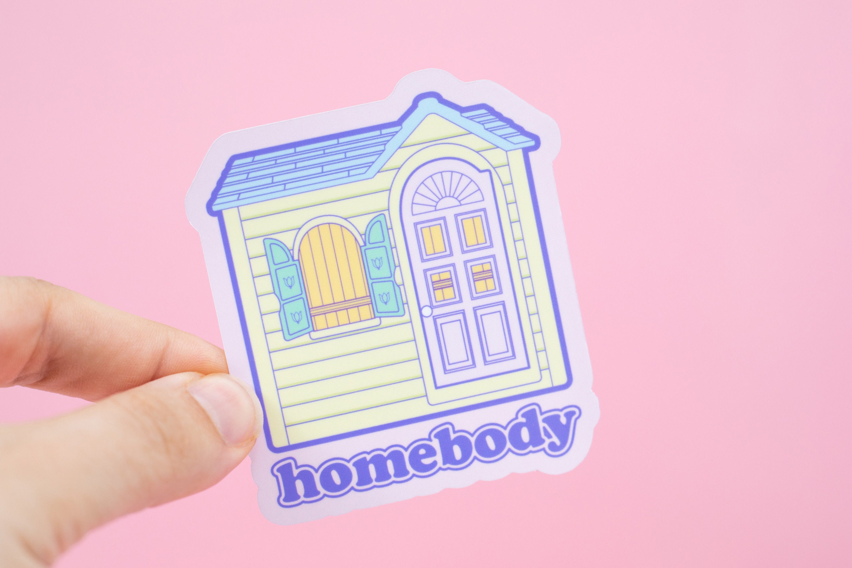 Homebody Sticker | 90's House | 3" | Waterproof Vinyl Die Cut Sticker ...