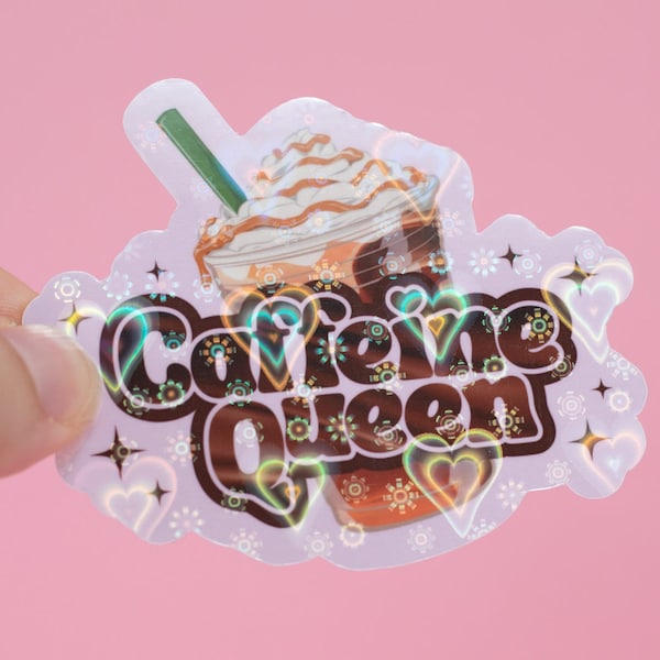Caffeine Queen Stickers - Etsy