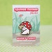 Mushy Tushy Enamel Pin | Little Cheeky Mushroom Pin | Cute Kawaii ...