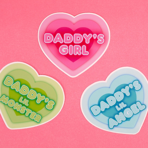 Daddys Girl Stickers - Etsy