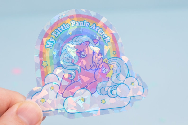My Little Panic Attack Sticker | MLP | Cute Kawaii Sticker | 3" Sticker ...