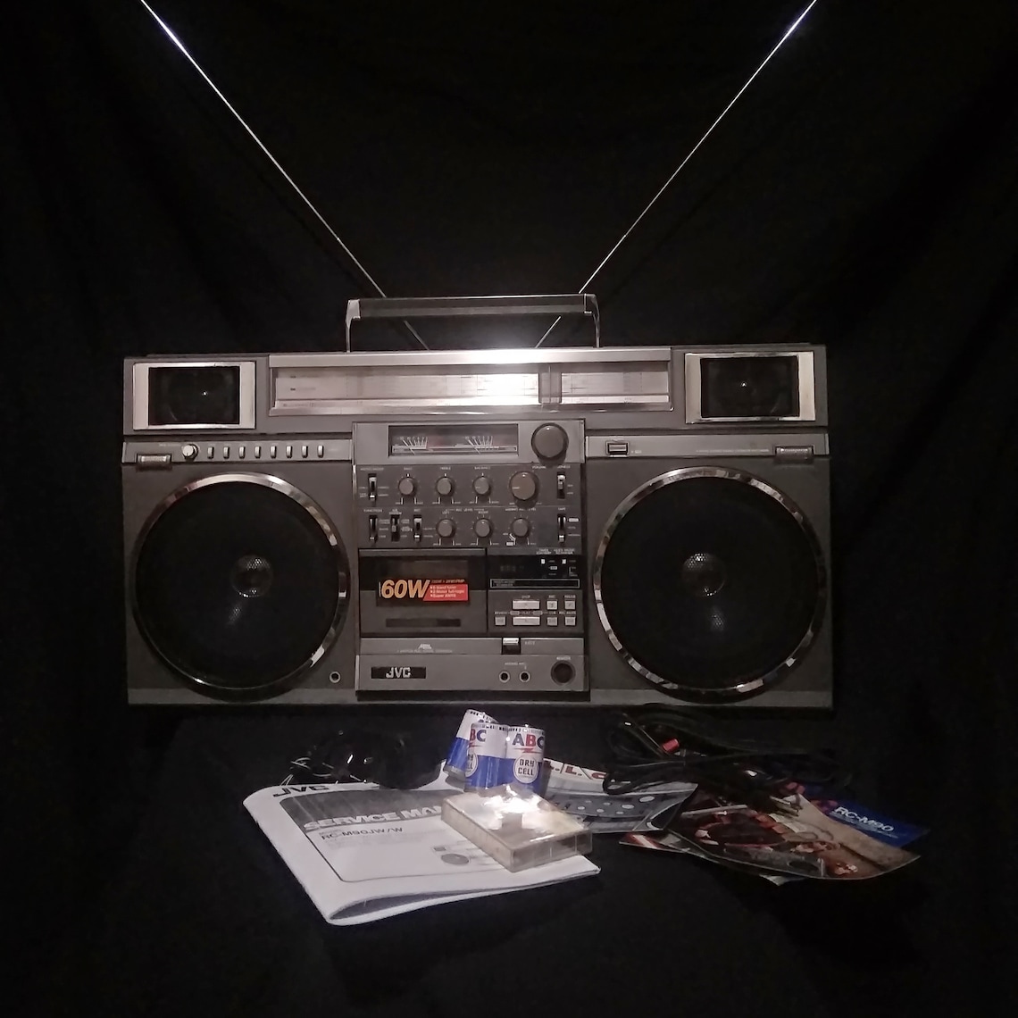 Vintage Boombox JVC RC M90 Holy Grail Ultra Rare Works Used | Etsy