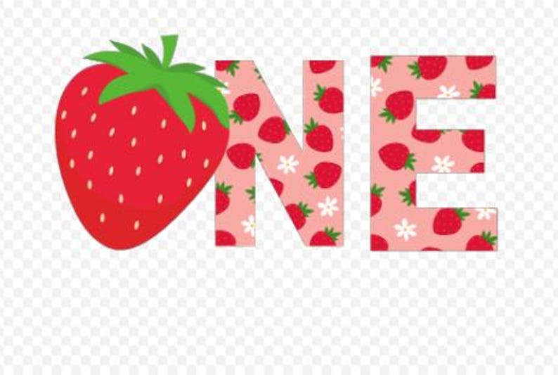 Mom Dad One Berry Birthday PNG - Etsy