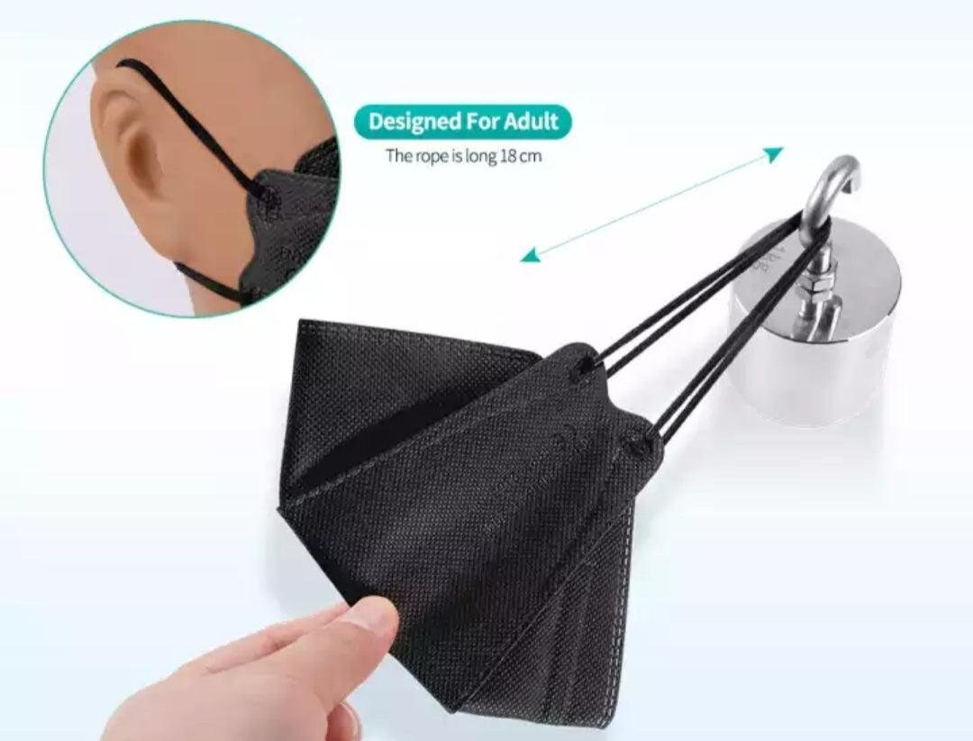 3d Mask Ffp2 Mask Mouth and Nose Cover in Black Ce 2163 - Etsy