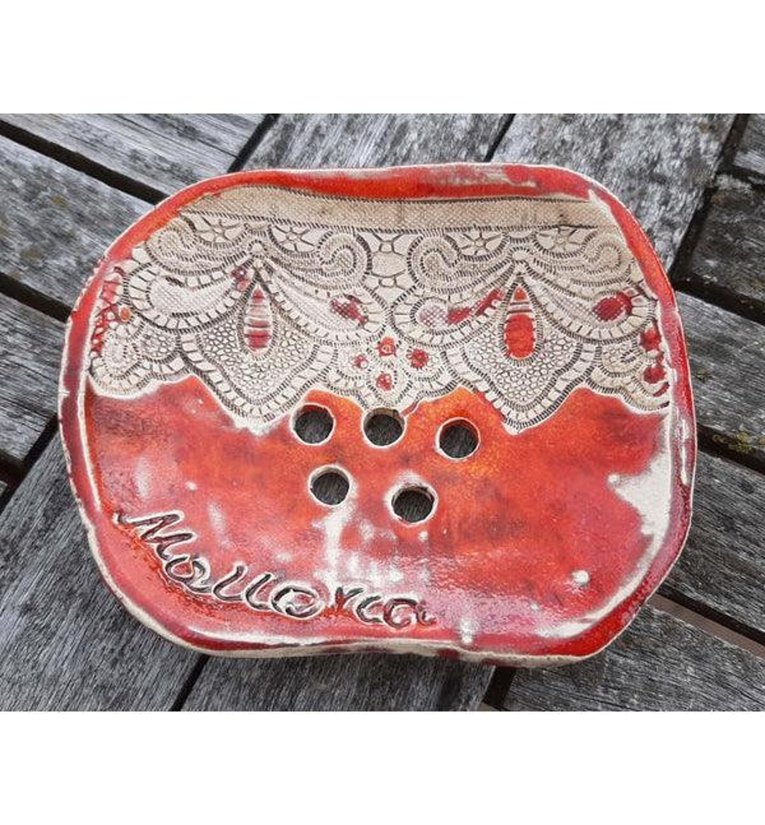 Spanish Ceramic Soap Dish by lamar Design Mallorca - Etsy Canada
