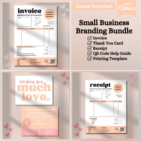 Small Business Invoice Template, Invoice Template for Small Business ...