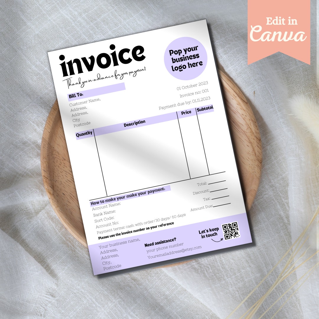 Small Business Invoice Template, Invoice Template for Small Business ...