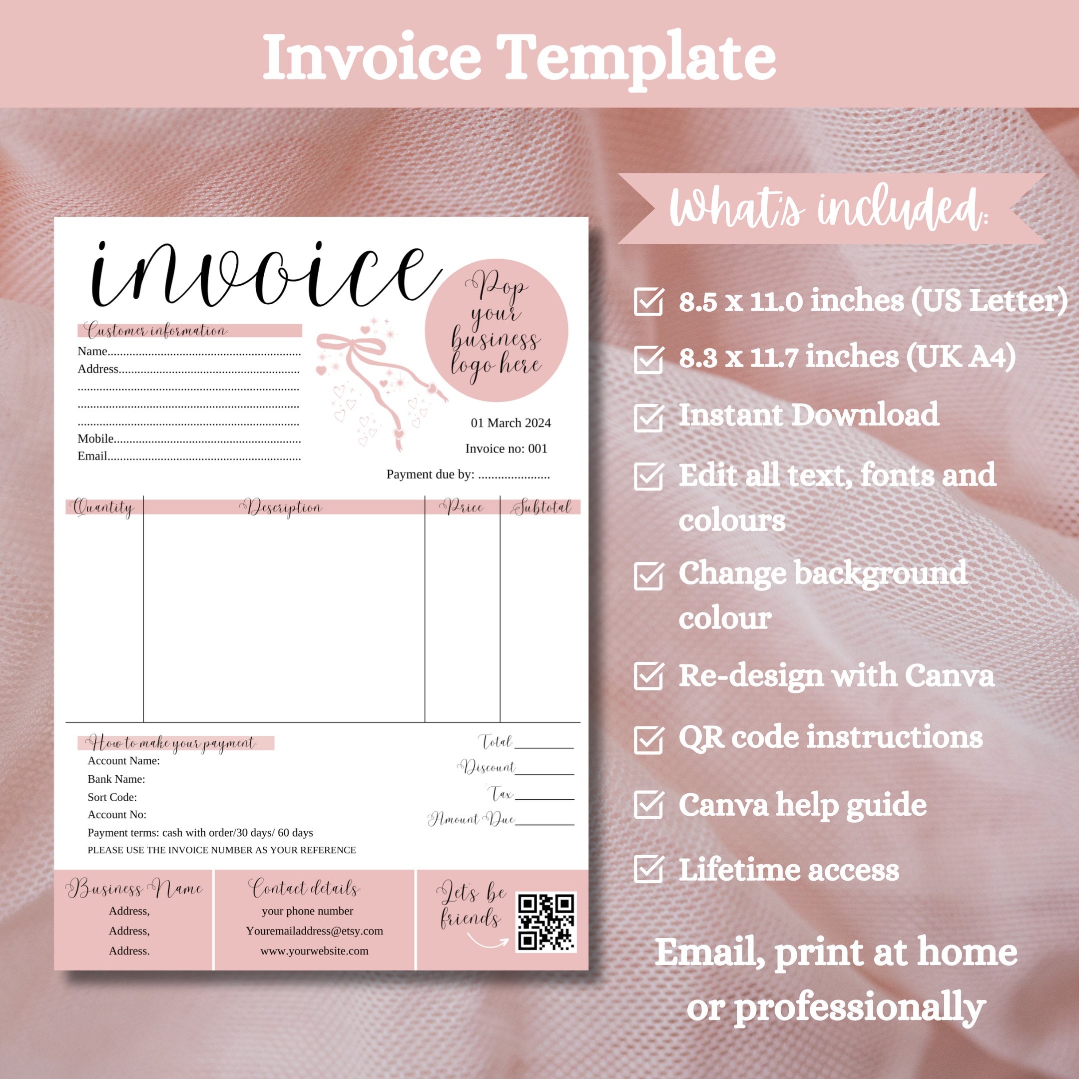 Invoice Template for Small Business, Small Business Invoice Template ...