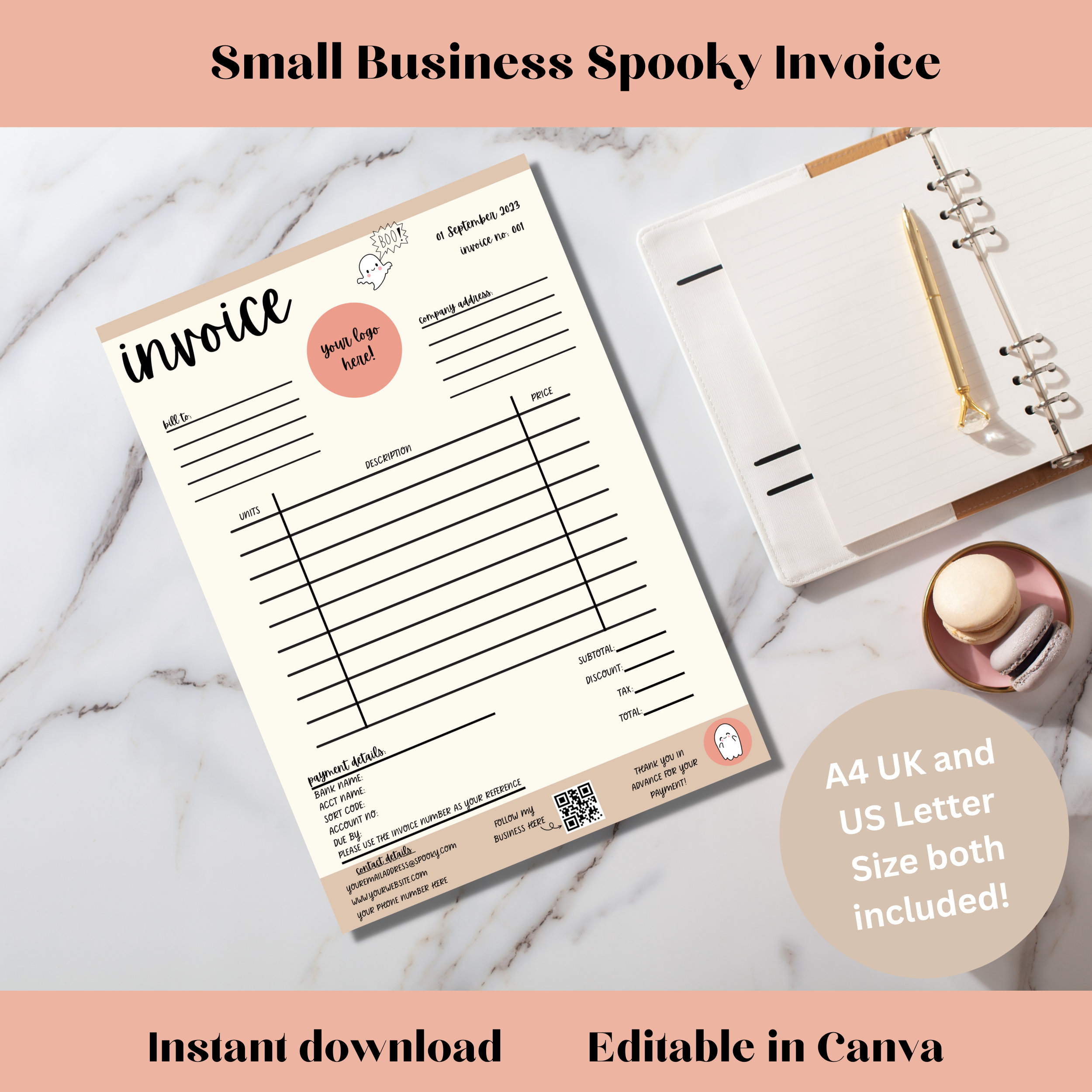 Small Business Invoice Template, Invoice Template for Small Business ...