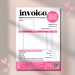 Small Business Invoice Template, Valentines Invoice, Invoice Template ...